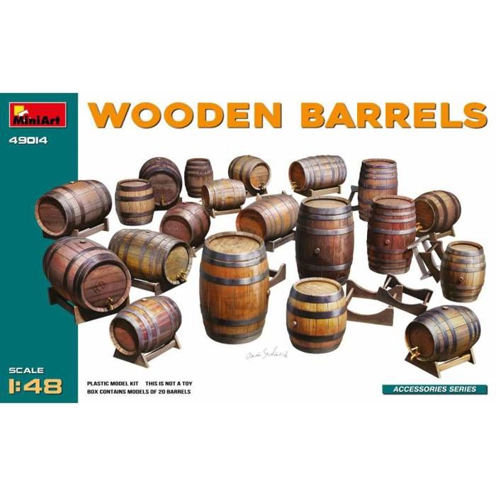 MiniArt - Wooden Barrelsmaquette Diorama Wooden Barrels Miniart |49014 ...