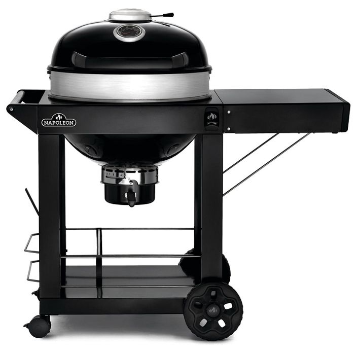 Barbecue à charbon Napoleon Kettle Pro 57 cm sur chariot - Cdiscount Jardin