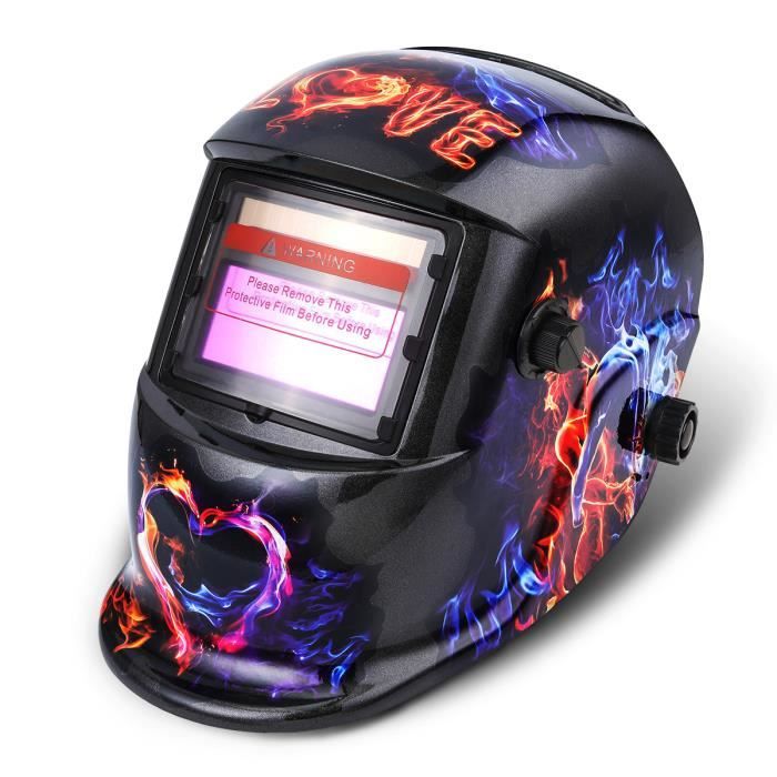 NEUFU Masque de soudure Casque De Protection Solaire Auto ...