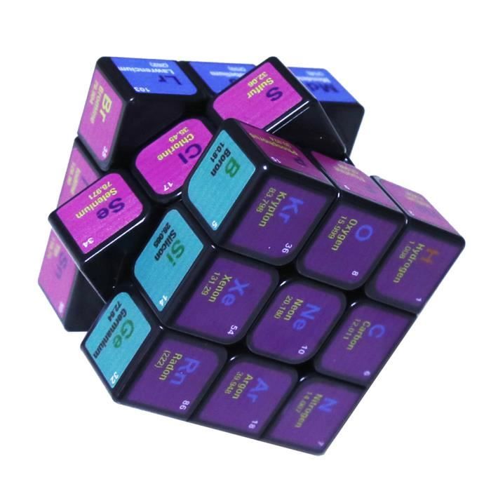 Qqmora Cube de tableau périodique des éléments chimiques Cube ...