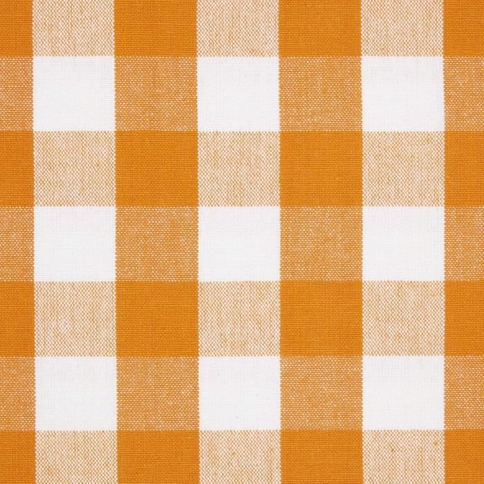 HOMESCAPES Tissu au mètre en Coton Orange – 150 cm Largeur – Tissu d ...