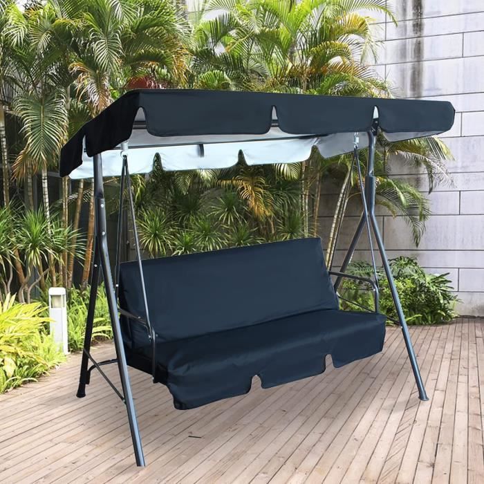 Toit de rechange pour balançoire de jardin, imperméable et anti-UV ...