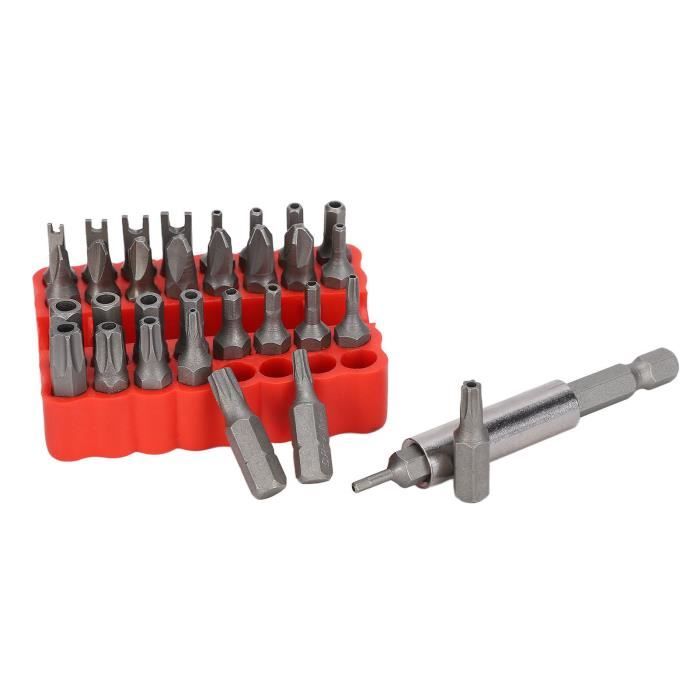 Tbest Jeu d'embouts hexagonaux de vis de sécurité Ensemble d'embouts ...