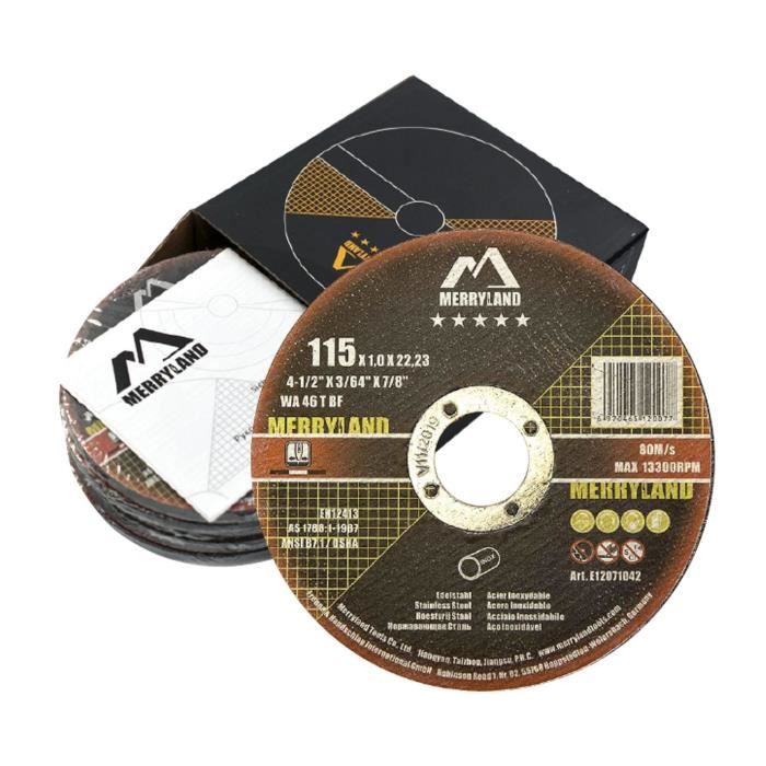 Disque À Tronçonner 115 Métal Inox Acier Fer, 115 X 1,0 Mm Disque De ...