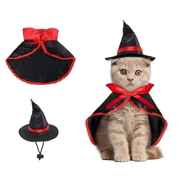 Costume de Chat pour Animaux de Compagnie, Costume d'halloween pour ...