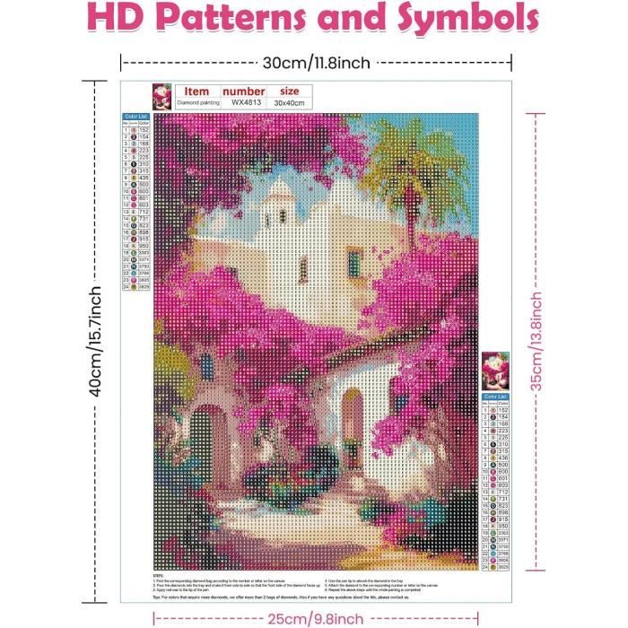 Peinture Diamant 5D Adulte Paysage Diamond Painting Complet Égée ...