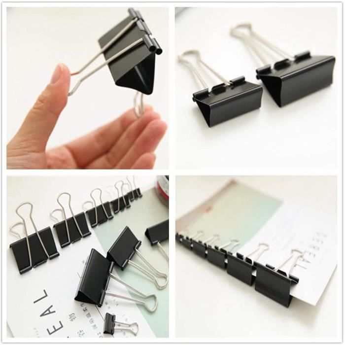 Double binder clip store