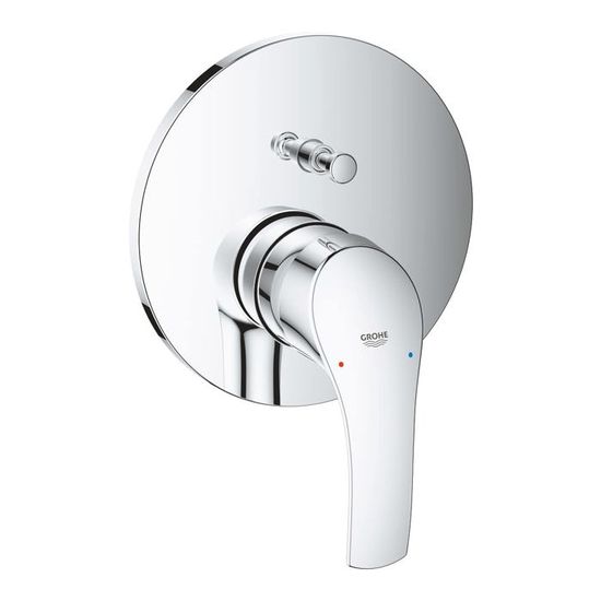 Mitigeur bain douche encastré - GROHE 24043002 - Levier en métal ...