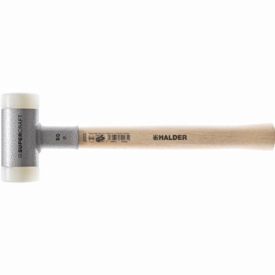 Maillet SUPERCRAFT - HALDER - D=35 mm - Embouts en Nylon - Manche en Hickory - Cdiscount Bricolage