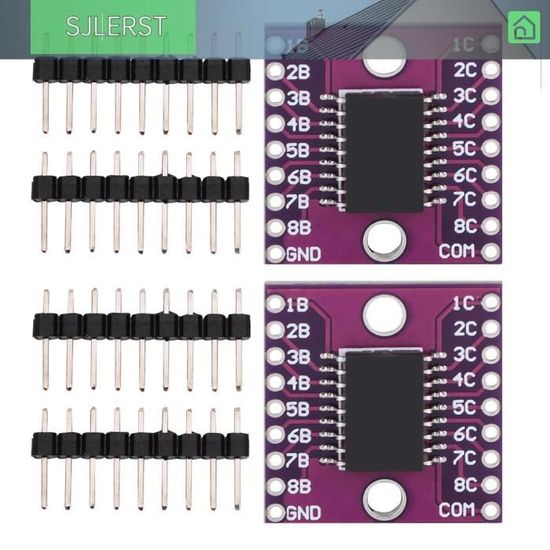 Module Driver Haute Tension - SJLERST - ULN2803A - Lot de 2 - 8 Paires ...