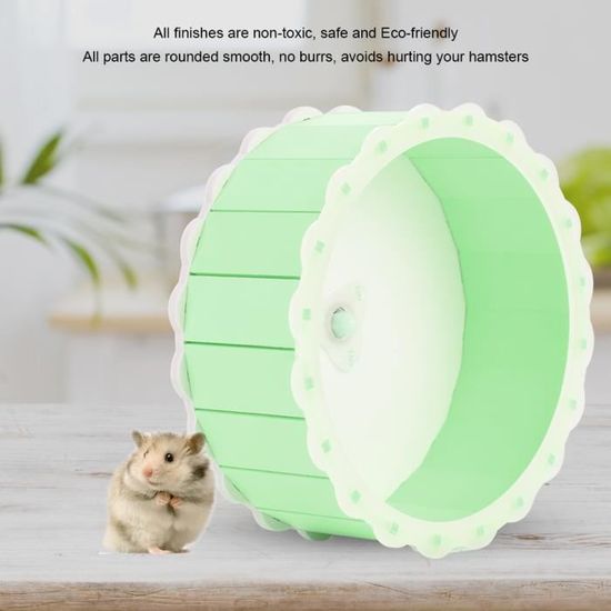 Roue de course de hamster Roue de course en bois à faible bruit pour ...
