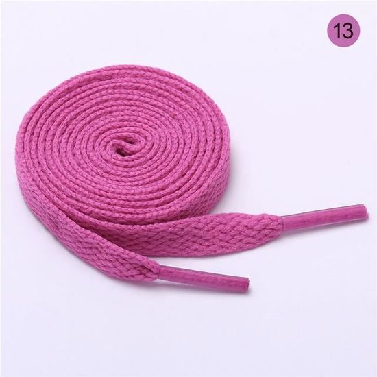LACET DE CHAUSSURE,Rose Red-100cm--Lacets Pour Chaussures De Sport Pour ...