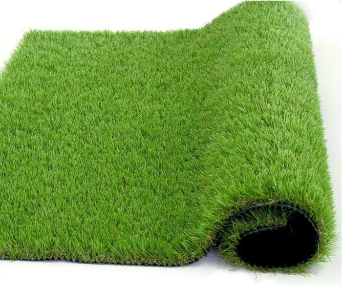 Green Gazon Artificiel Haute Densité 20mm Haut Naturel Et Réaliste Tapis en Fausse Herbe pour ...