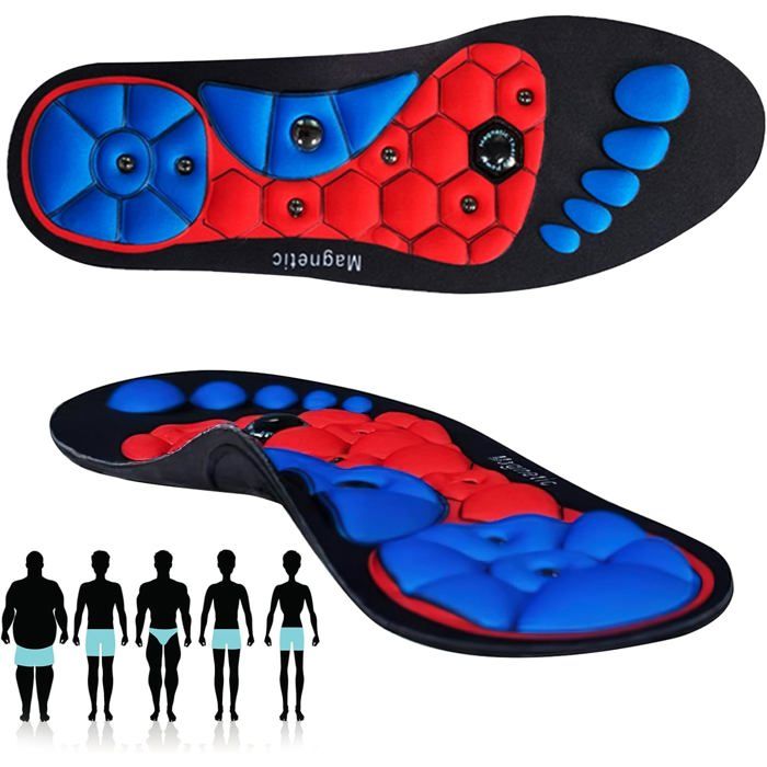 Semelles Magnétiques de Massage, Magnetic Acupressure Insoles, Semelle ...