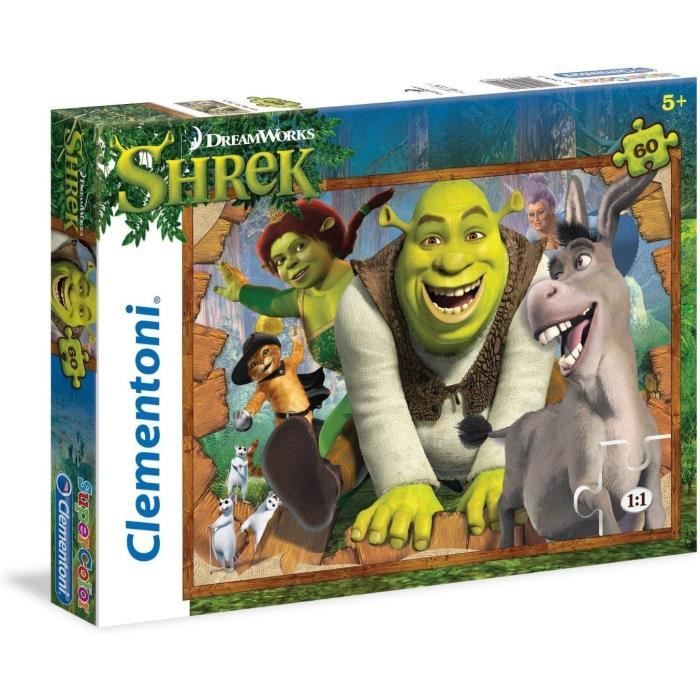 26945-Puzzle 60 Pièces Shrek-Puzzles[u5156] - Cdiscount Jeux - Jouets