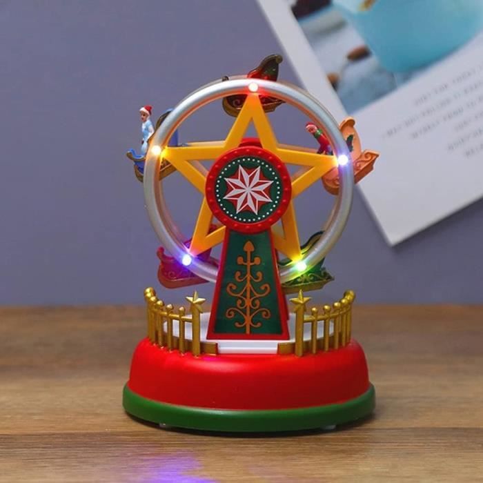 Boîte À Musique De Noël Mini Boîte À Musique De Noël Carrousel À ...