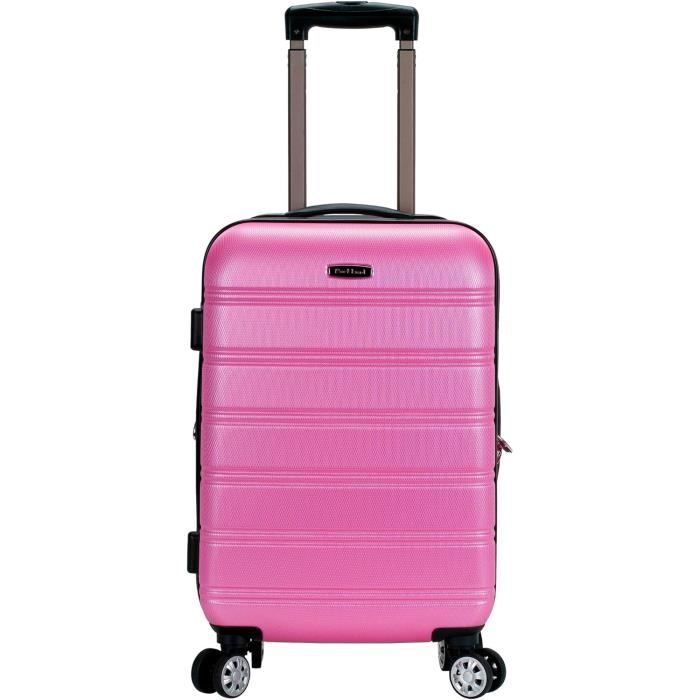 Melbourne Valise Rigide Extensible À Roulettes Pivotantes, Rose, Carry ...