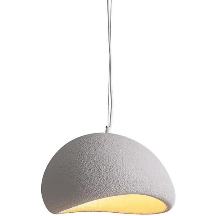 Lustre En Abat-Jour En Pierre Simulée De Style Simple Nordique Lampes ...