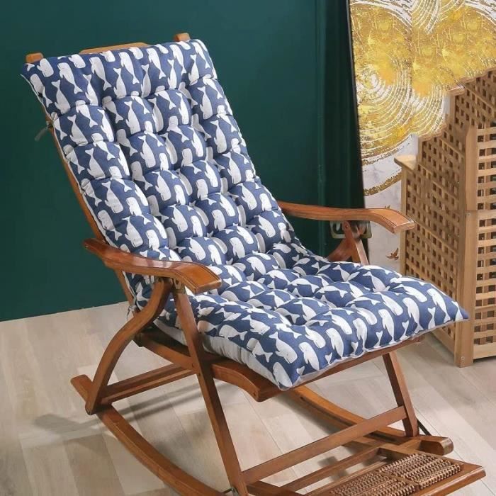 Coussin Bain de Soleil Lounge Rocking Chair Coussin Transat de Jardin ...
