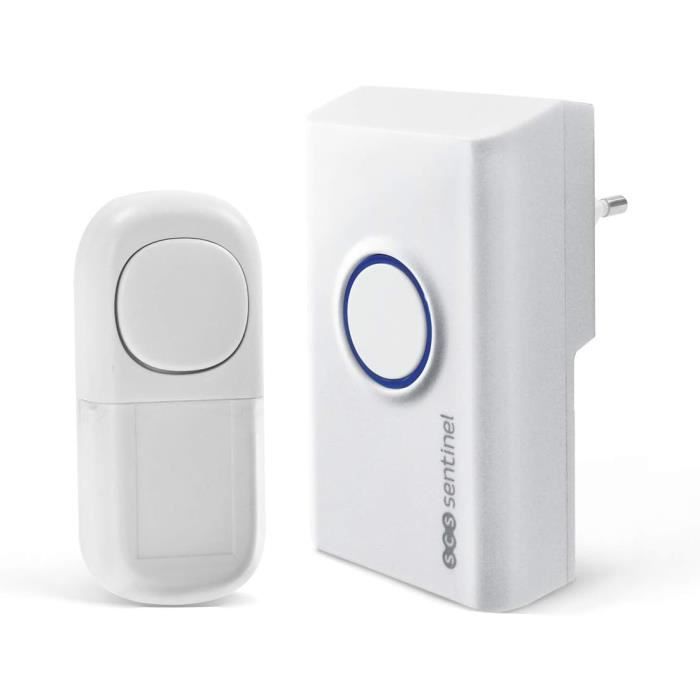 Carillon Sans Fil Sans Pile - Sonnette Portée 80 m en Champ Libre ...