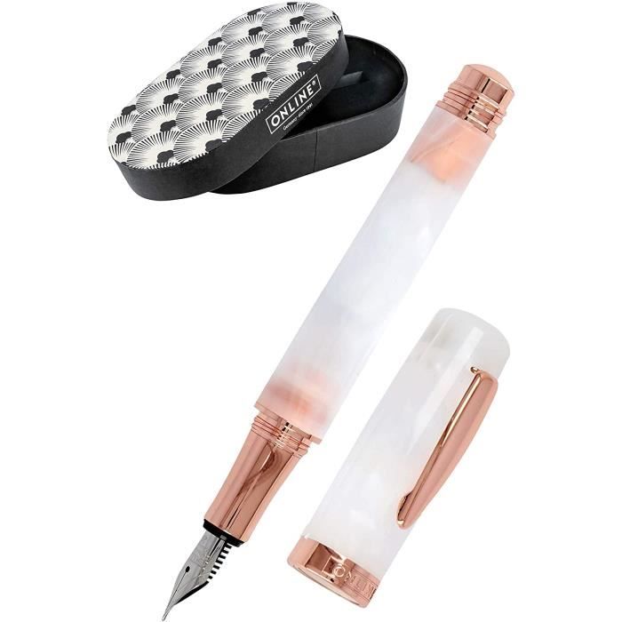 Stylo plume ONLINE Style bohème En résine et acrylique Avec plume en ...