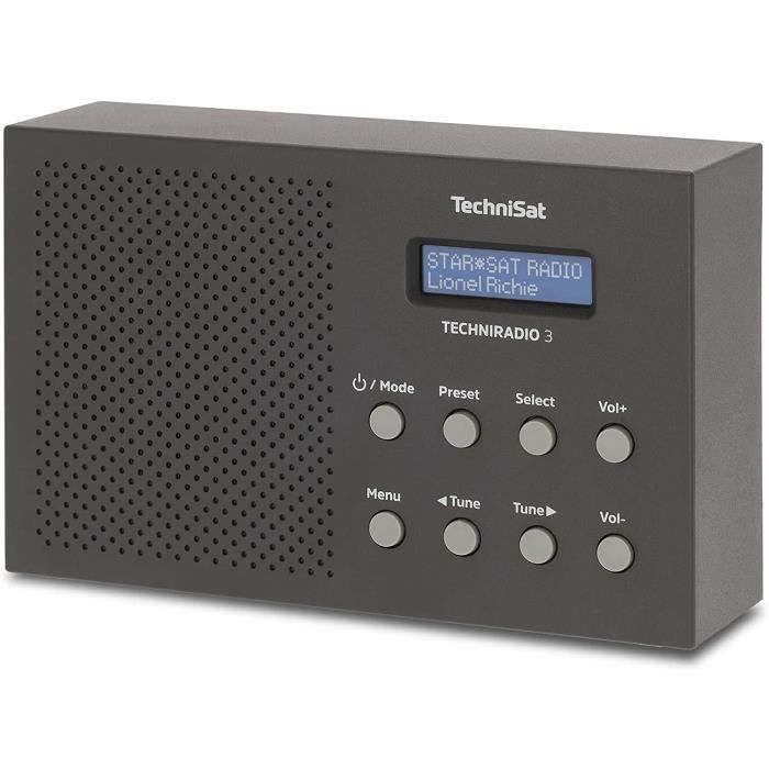 TechniSat TechniRadio 3 Dab Radio (Dab+, FM, Portable, Radio-réveil ...