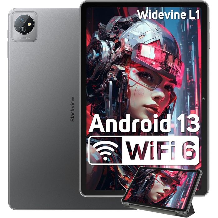 Blackview Tab70 WIFI Tablette Tactile 64 Go 10.1 Pouces Android 13 Tablette PC 6580mAh 8MP ...