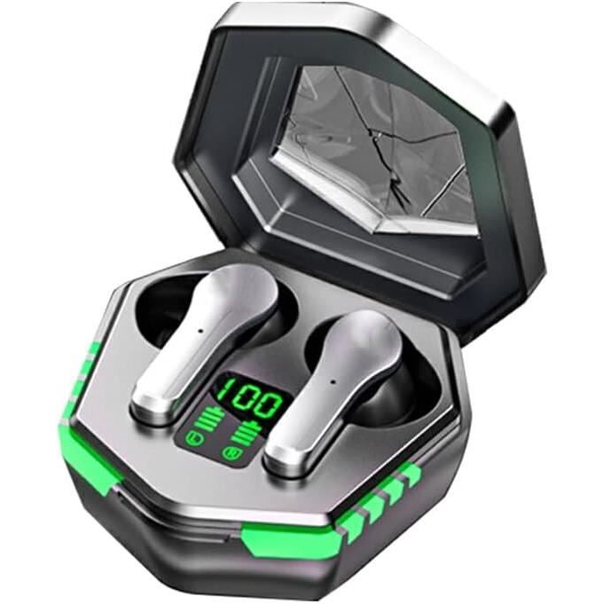 Gaming Earphones Touch Earbuds Avec Rgb Light Wireless Headphones ...