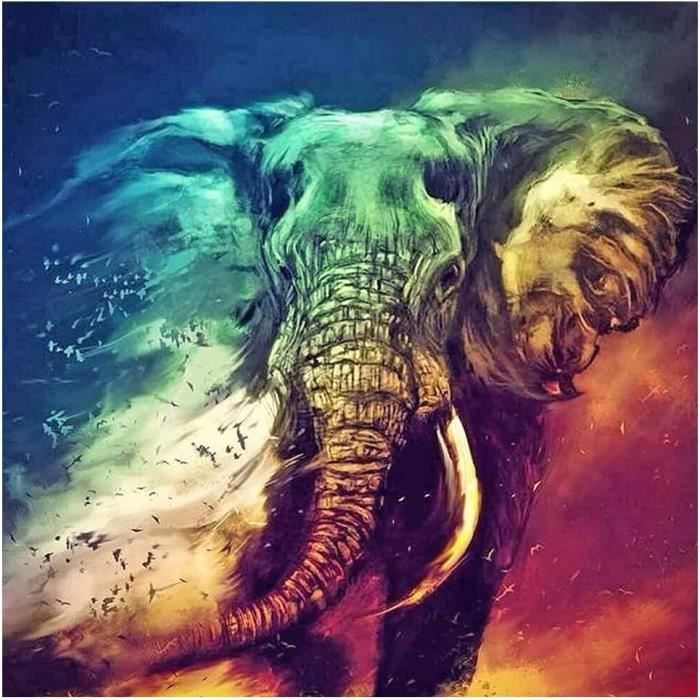 40X40Cm Carré 5D Diamond Painting Kit Animaux Anime, Diy Tableau Strass ...