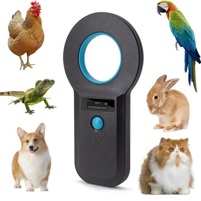CRAZE Pet Chip Scanner Rechargeable OLED Screen Handheld Microchip ...