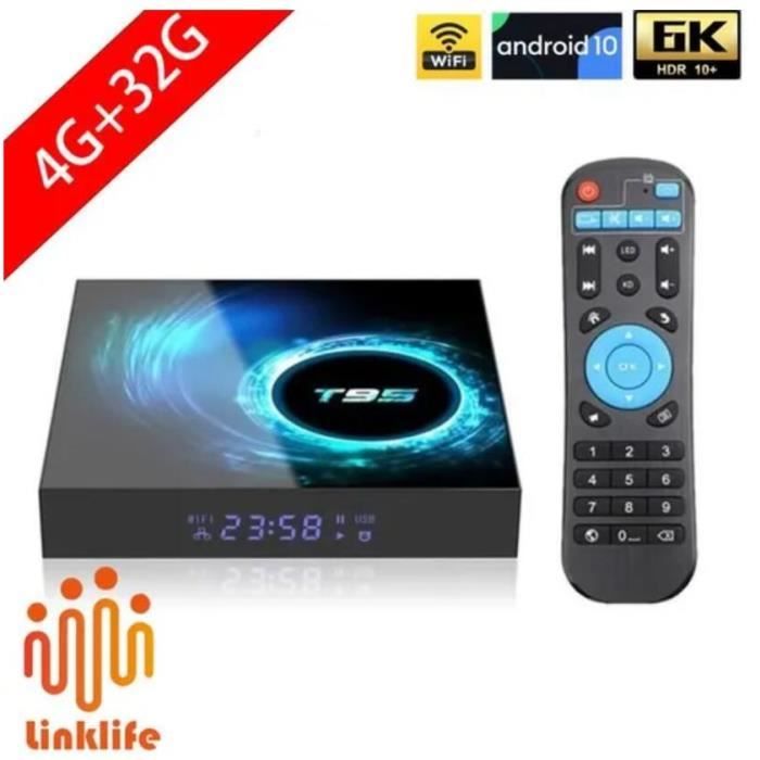 S- HK1MAX Smart tv box Android 11 4GB+32GB 2.4G-5GWifi BT4,0 RK3318 ...