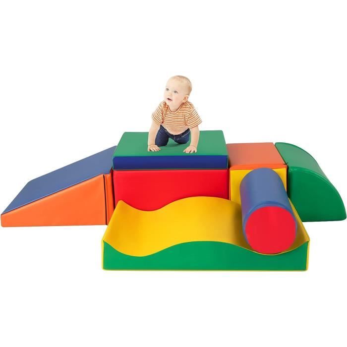 GOPLUS 7 PCS Modules de Motricité pour Enfants, Blocs de Construction ...