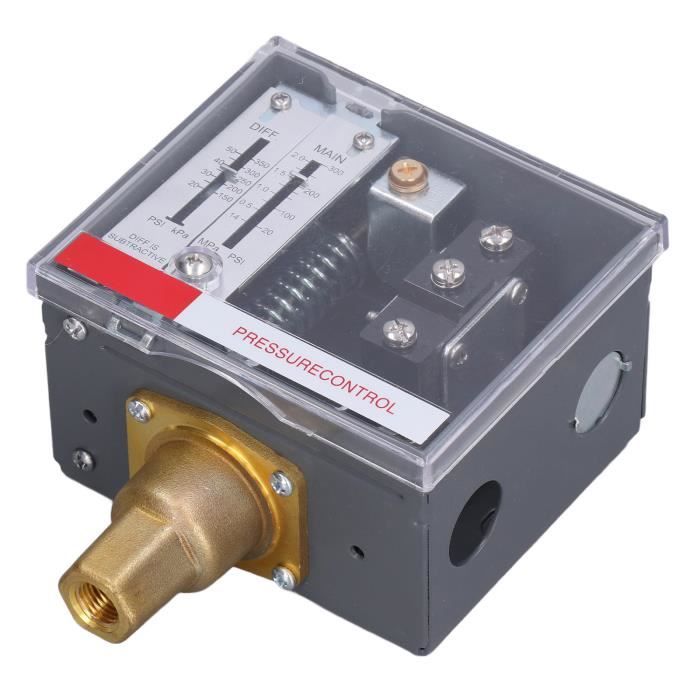KIMISS Pressostat réglable LEFOO LF56 Pressostat Régulateur de pression ...