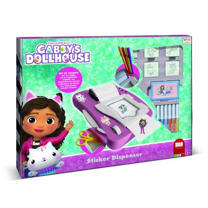 La Machine à stickers - MULTIPRINT - 8117 - Gabby et la Maison magique ...