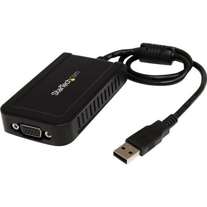 Adaptateur vidéo USB 2.0 vers VGA - STARTECH - Carte graphique externe ...