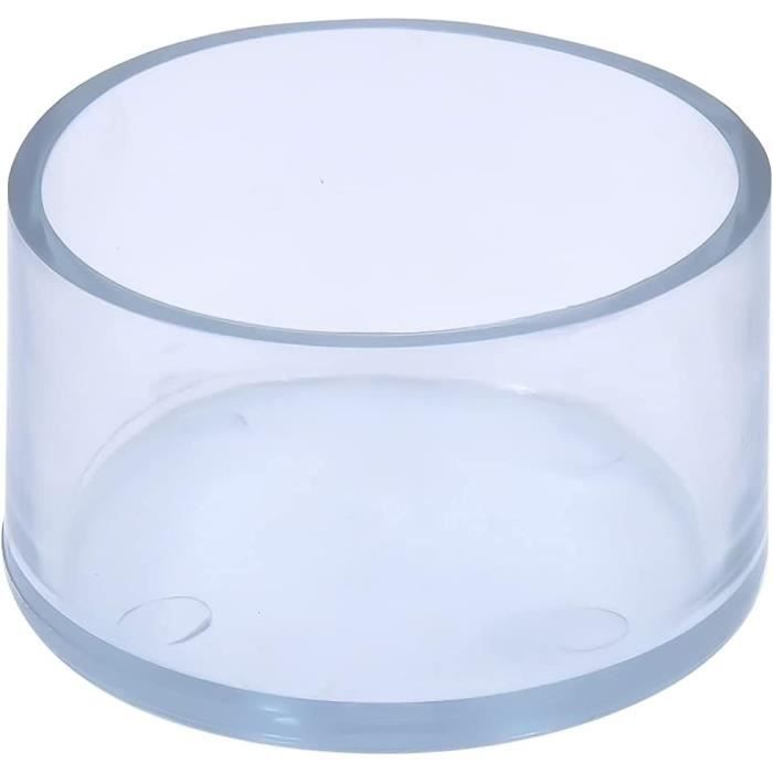 Lot De 12 Embouts De Pieds De Chaise Ronds En Pvc Anti-Rayures, 4,0 Cm ...