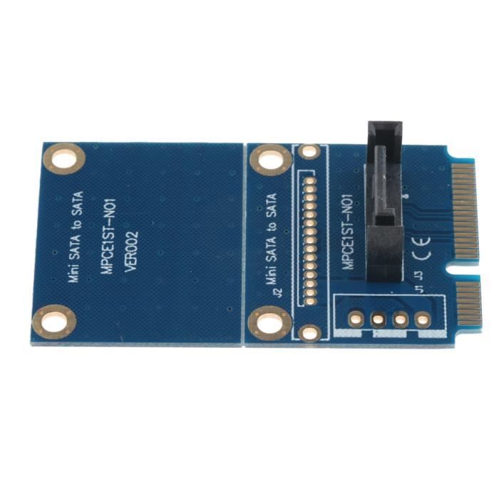 1x Slot SSATA Mini PCI-e SATA MSATA à 7pin SATA 3.0 HDD Convertir La ...
