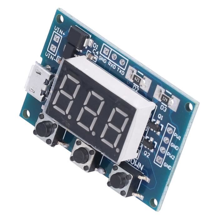 Générateur PWM - VBESTLIFE - Module à 2 Canaux - Programmable via UART - Intensité 20 A ...