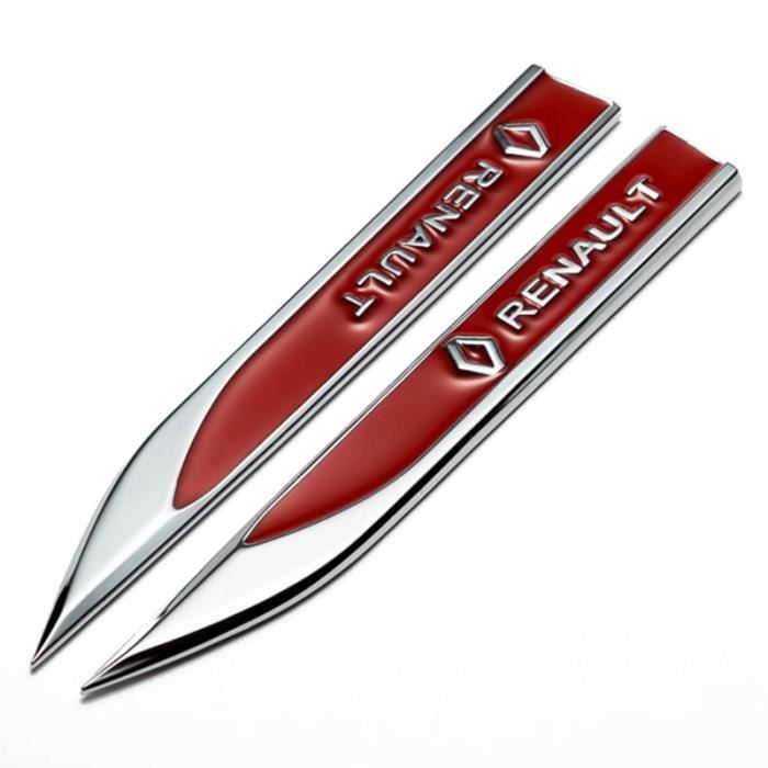 Badge Autocollant de voiture pour Renault rouge - Cdiscount Auto