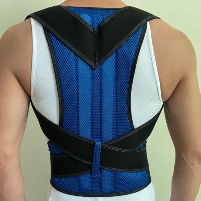 PROTEGE-DOS,blue-S--Correcteur de Posture ajustable pour adultes ...