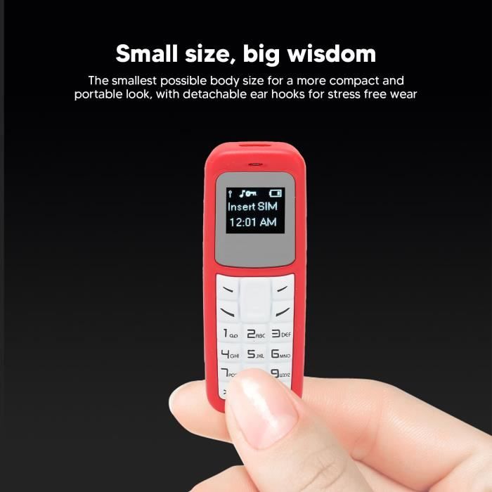 Mini téléphone portable Bluetooth Mini téléphone portable petit ...
