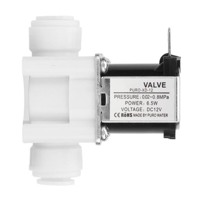 Vanne à Eau - ZJCHAO - Électrovanne 12V - Cuivre Pur - Tuyaux 3/8 PE ...