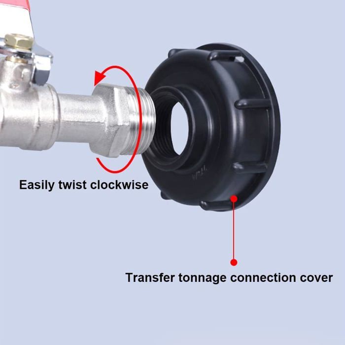 Container Accessoires,Adaptateur pour Réservoir d'Eau 1/2",Raccord ...