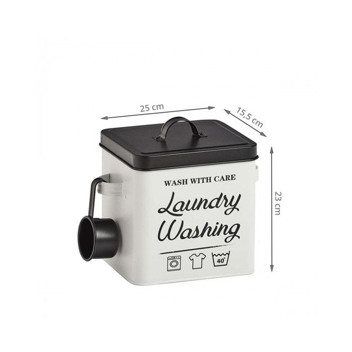 Boîte à lessive en métal - Cdiscount Electroménager