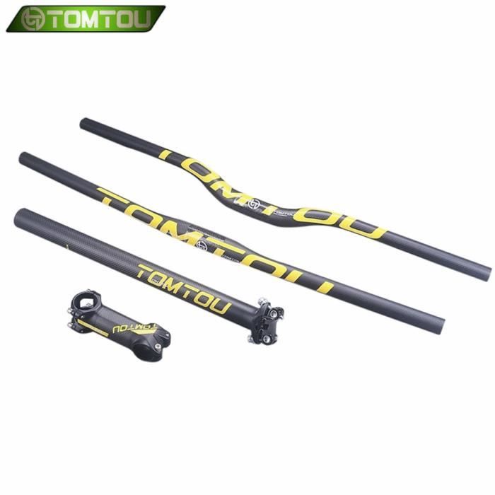 Accessoire vélo - Fiber de carbone 3K - Guidons VTT - Tige de selle ...