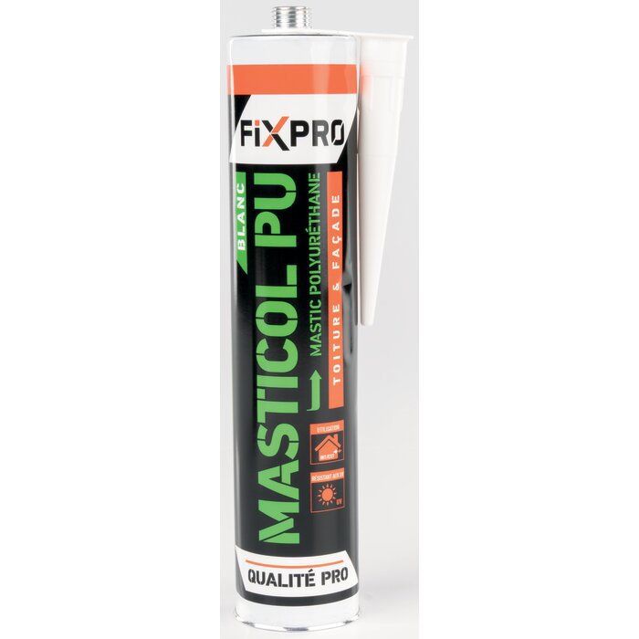 Mastic polyuréthane - FIXPRO - Masticol PU - Blanc - Vendu à l'unité ...
