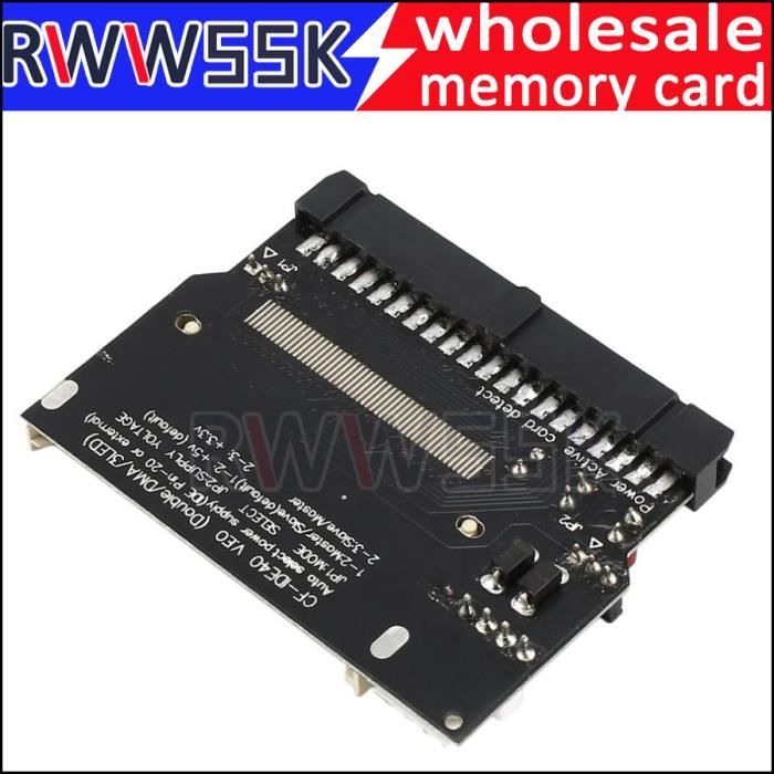 Hub USB,Compact Flash CF carte à 3.5 femelle 40 broches,adaptateur CF à ...