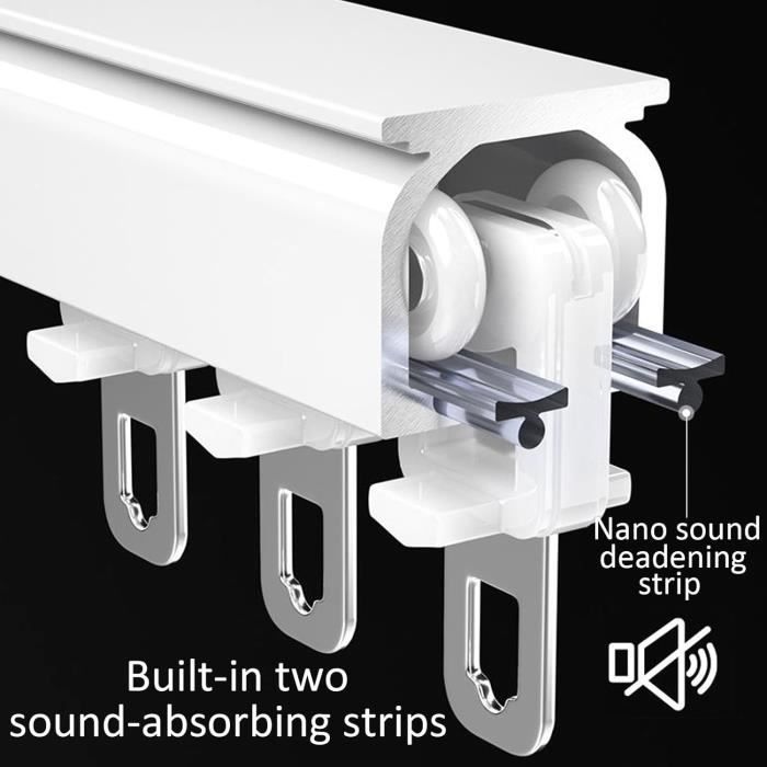 Rail De Rideau En Aluminium Tringle À Rideaux Dimensions Personnalisées ...