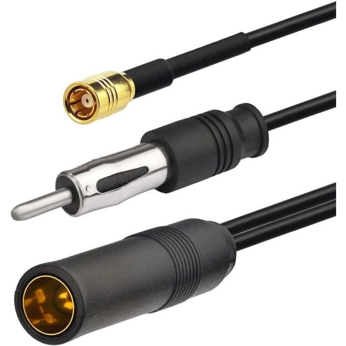 Dab Splitter Antenne SMB to DIN Plug to DIN Plug Flexible Cable RG174 ...