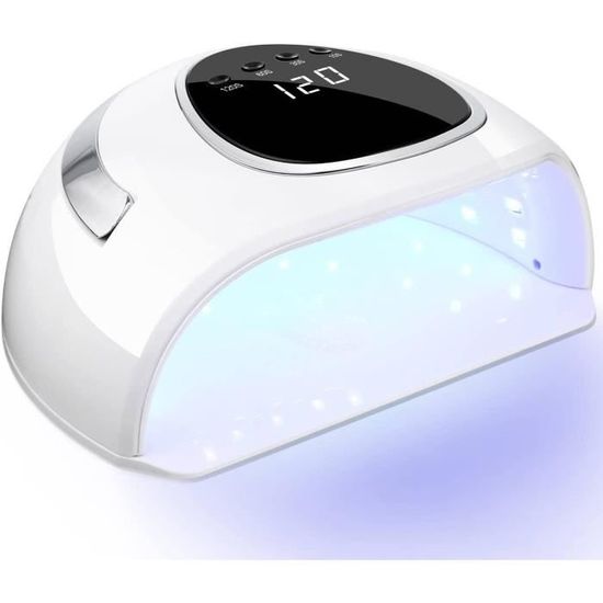 LAMPE UV DE MANUCURE Lampe UV Ongles Gel, 180W Lampe UV LED, Lampe UV Vernis Semi Permanent ...